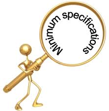 Home > minimum specification