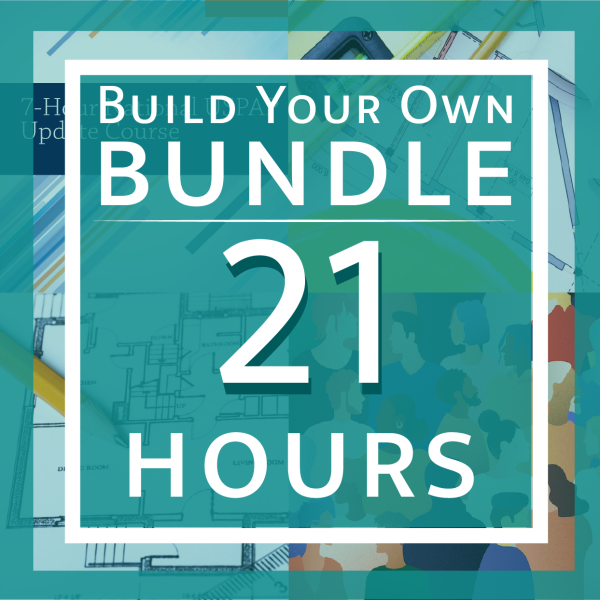~21-Hour Bundle: Price varies according to courses chosen.